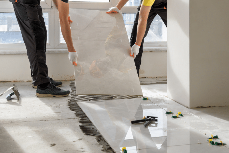 Large Format Tile Installation in Windsor, CO